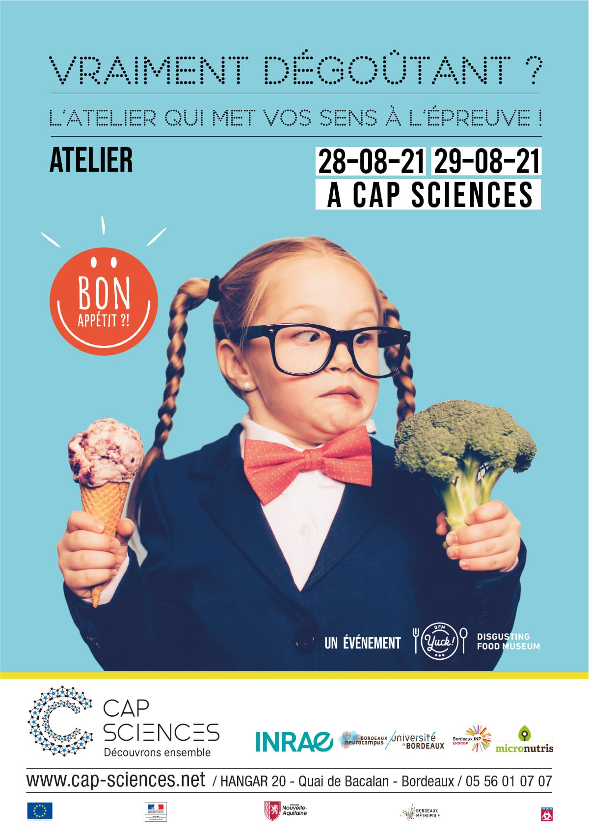 Atelier "Vraiment dégoûtant ?" - Bordeaux Neurocampus
