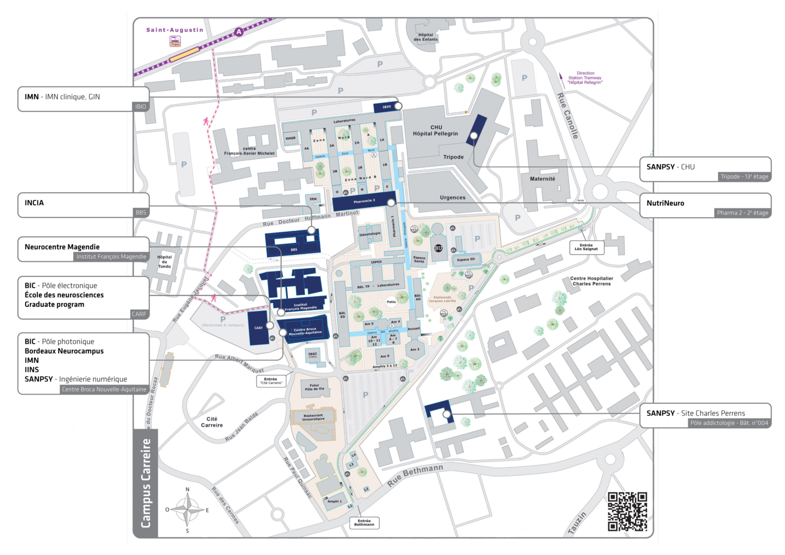 Plans de Bordeaux Neurocampus - Bordeaux Neurocampus